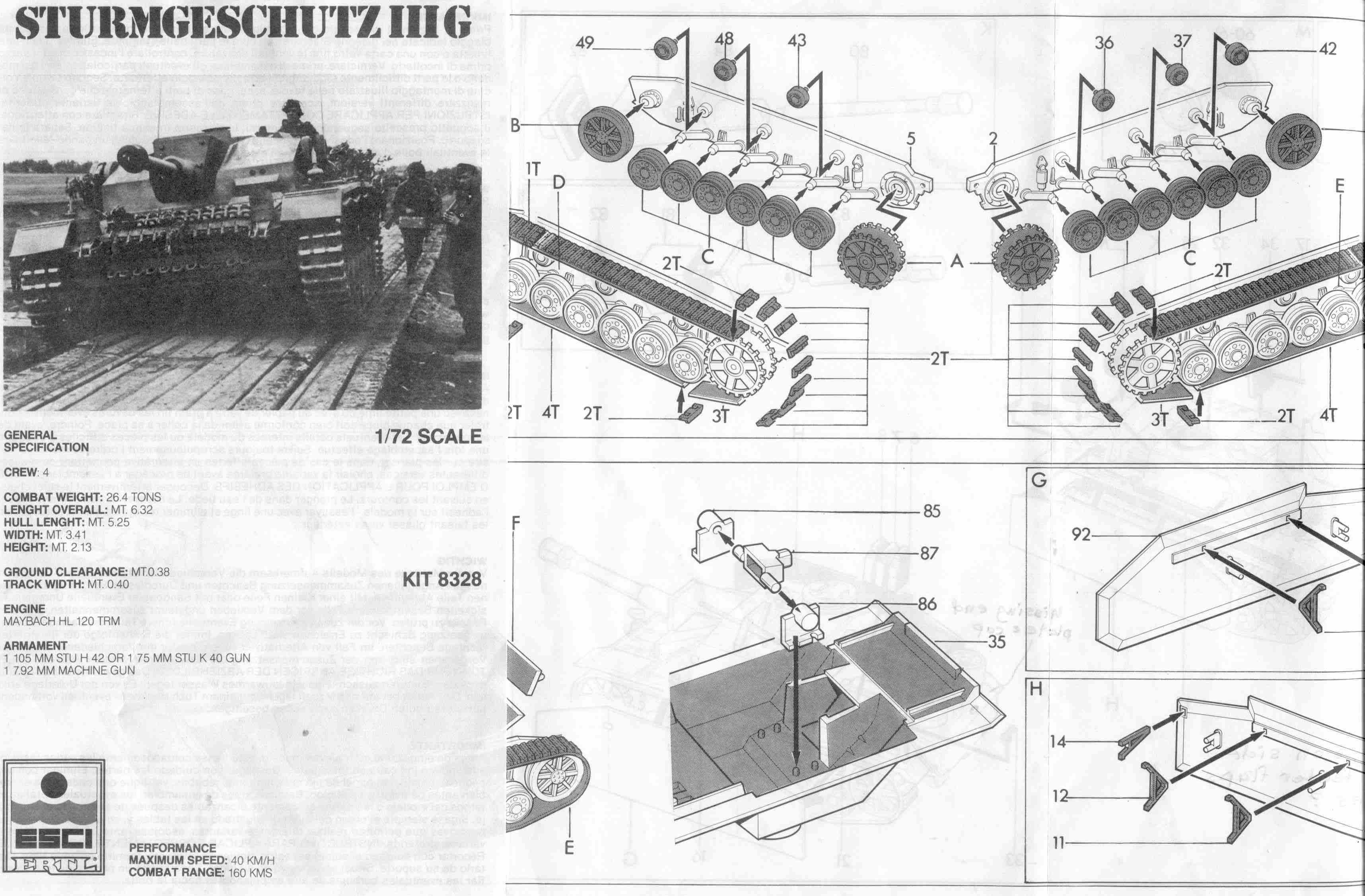 Building Finnish Sturmi Ps531-17 based on the Esci kit
